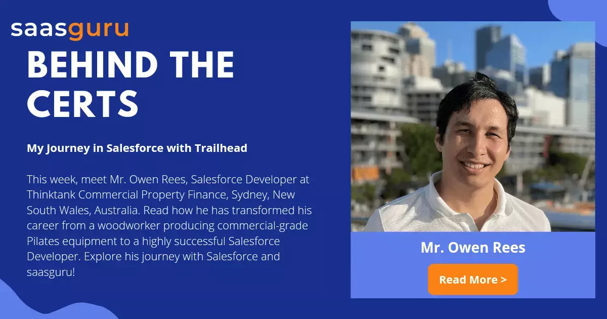 People Behind the Certs – Owen Rees – saasguru